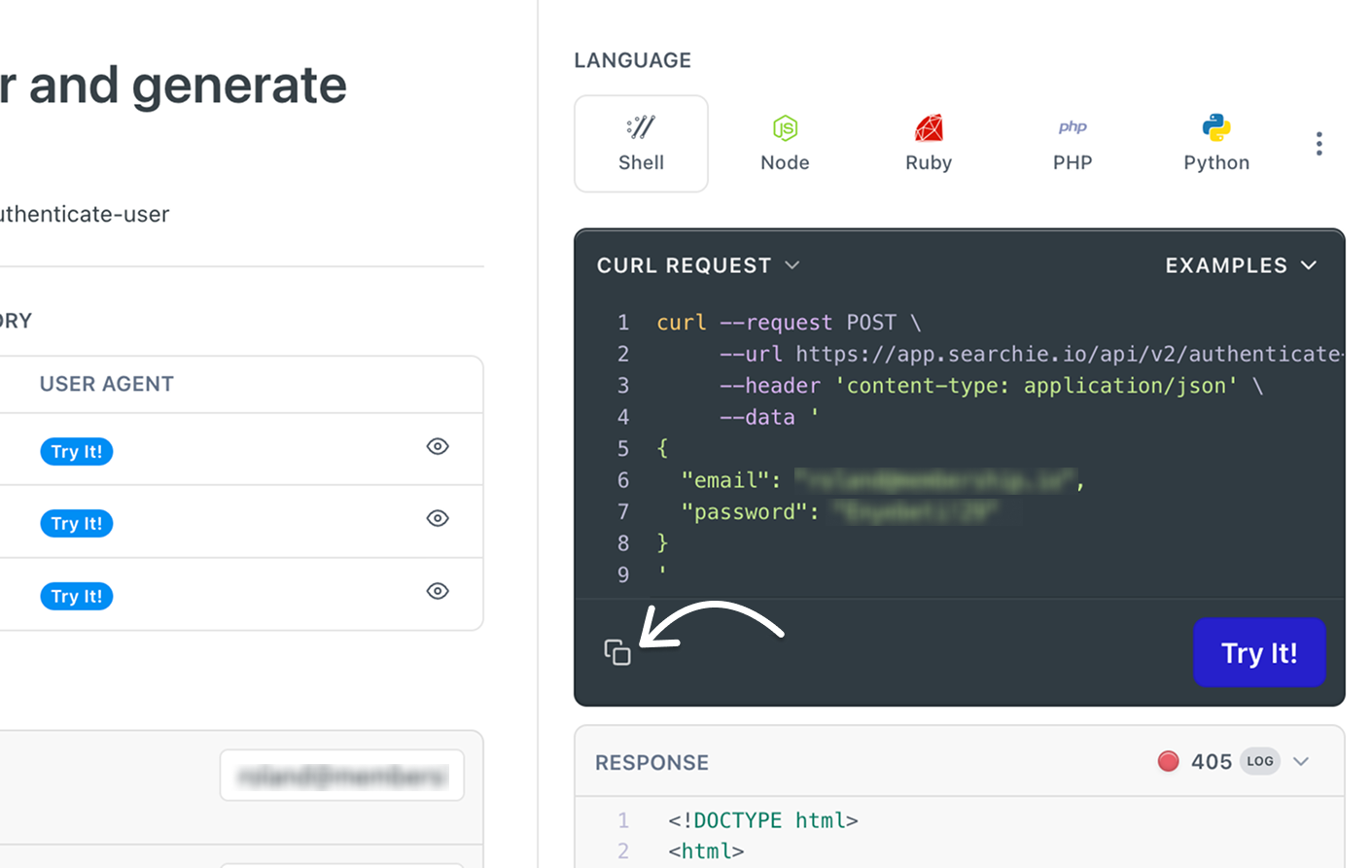 Getting started with Membership.io API authentication